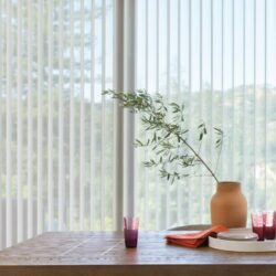 Vertical Privacy Sheers Houston | Sheer Drapery | Creative Blinds